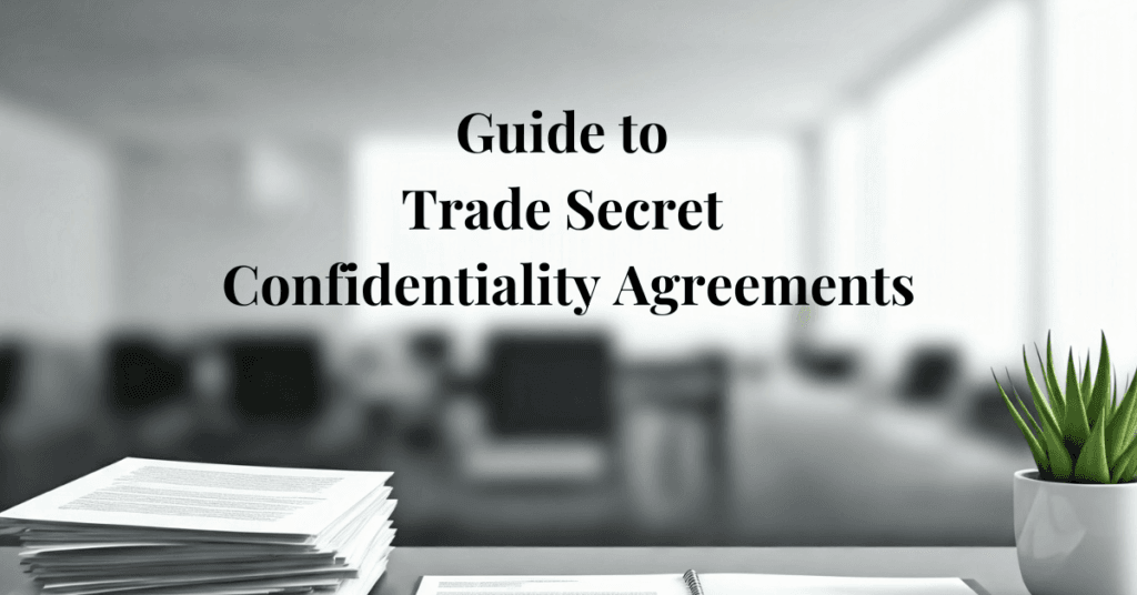 Guide to Trade Secret Confidentiality Agreements