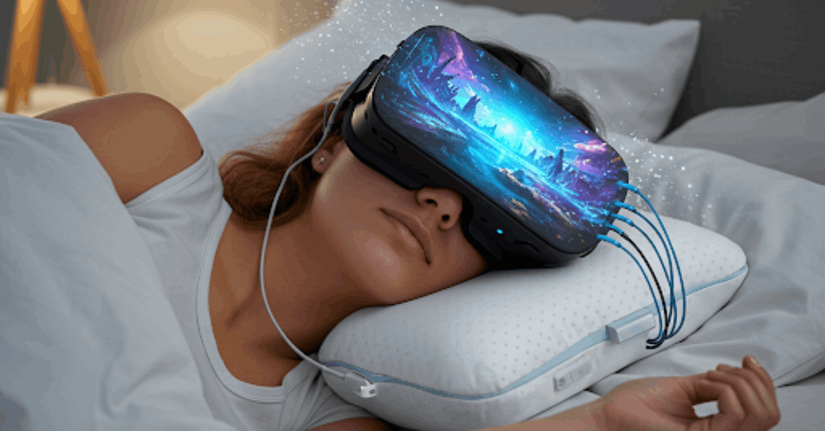 Virtual Reality Lucid Dream Pillow: Control Your Dreams and Improve Sleep
